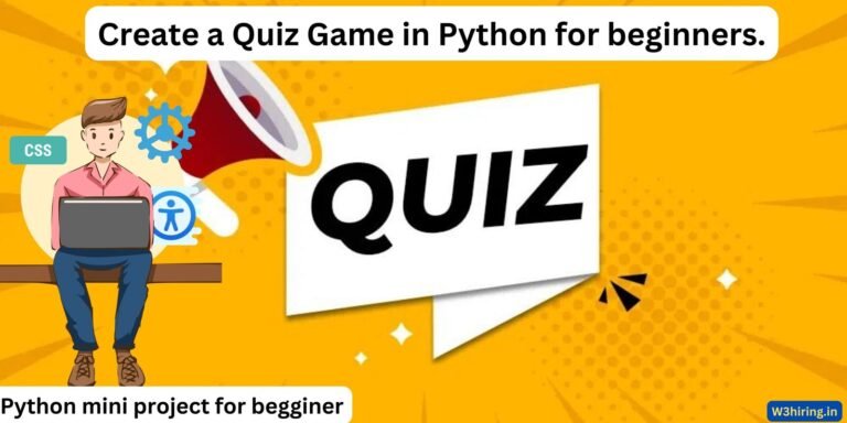 Create A Quiz Game In Python For Beginners Learn Software Technologies