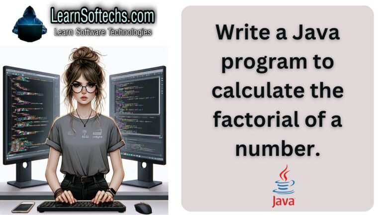 Write A Java Program To Calculate The Factorial Of A Number Learn 5154